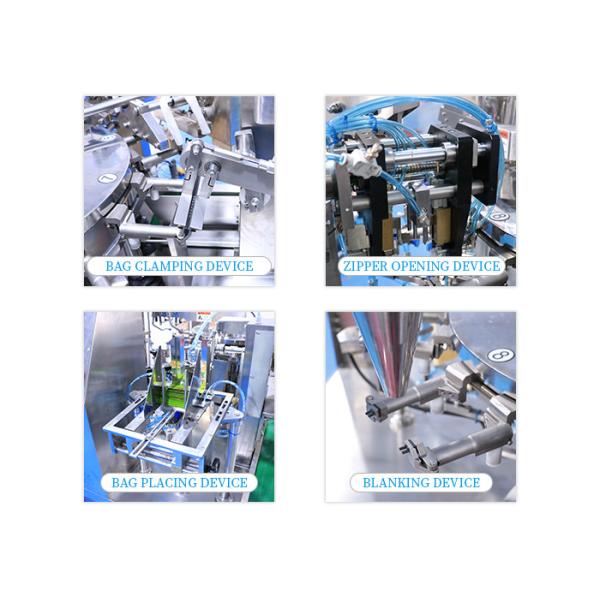 Quality Penumatic Doypack Premade Bag Packaging Machine 2.3KW Stand Up Pouch Filling for sale