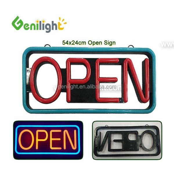 Quality Open Sign for Company High Pixel Density LED NEON Sign Sample Letters for sale