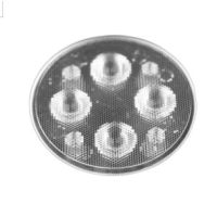 Quality IP65 24 Degree Par Can Lens , 35x6mm Hotel LED Headlight Lens for sale