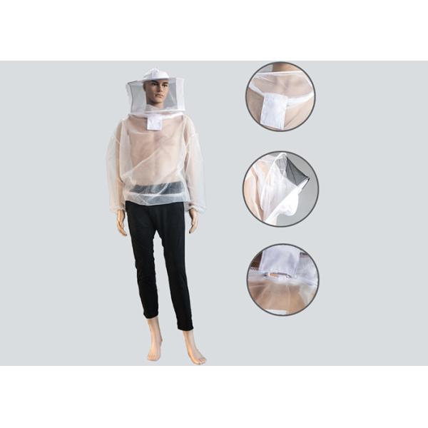 Quality Transparent Beekeeping Protective Clothing Bee Safety Clothing With Veil And for sale
