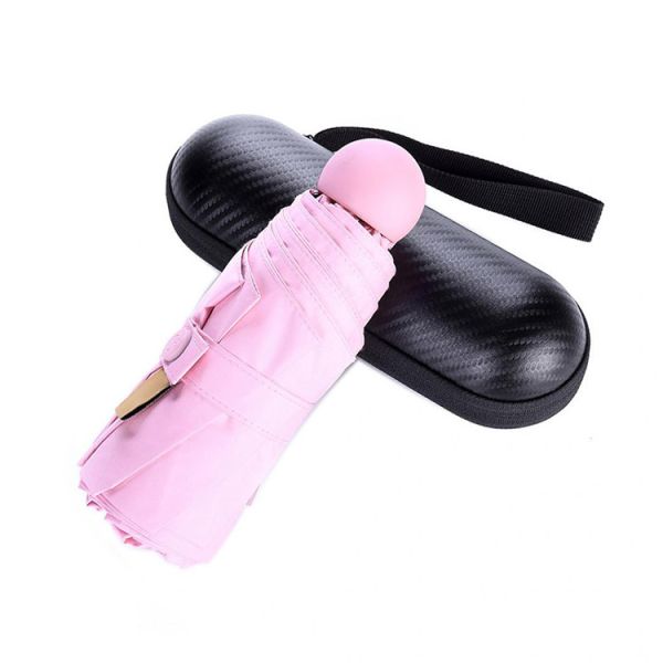 Quality Portable EVA Travel Case , Capsule Folding Umbrella Case for sale
