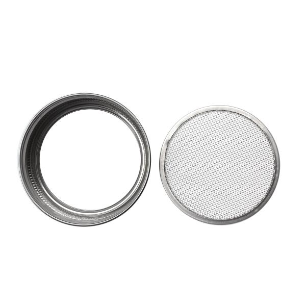 Quality 70mm Stainless Steel Sprouting Jar Lids for sale