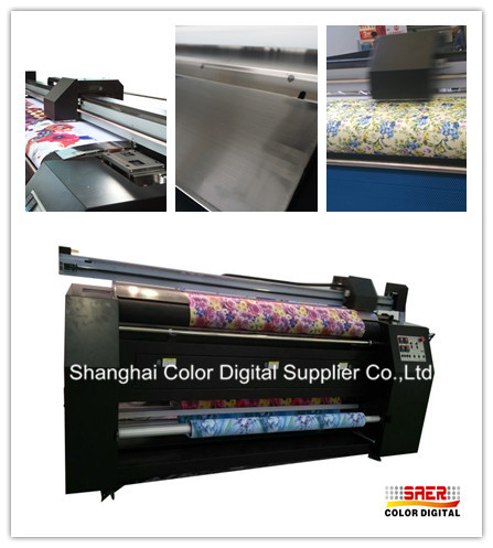 Quality Advertising Polyster Feather Flag Printing Machine With Two Epson Head for sale