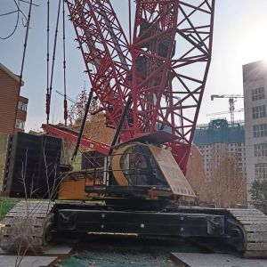 Quality 400T Hydraulic Crawler Crane 1.0km/H Propel Speed ACC4000A for sale