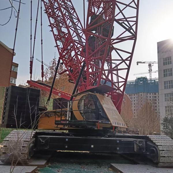 Quality 400T Hydraulic Crawler Crane  1.0km/H Propel Speed ACC4000A for sale