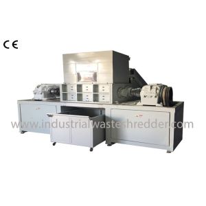 Quality Cardboard Bale One Shaft Shredder , Smooth Speed Industrial Scrap Shredder for sale