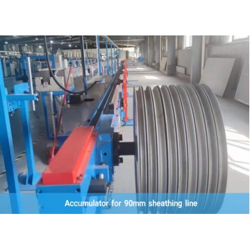 Quality 8KVA Horizontal Cable Accumulator Fiber Optic Cable Machine For Sheathing Line for sale