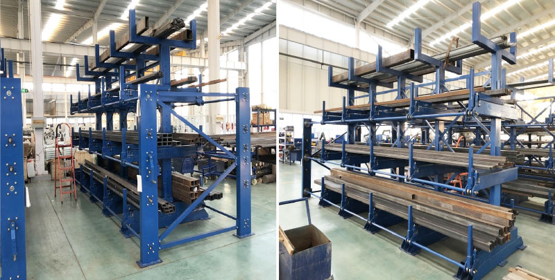 Manual Telescopic Cantilever Rack