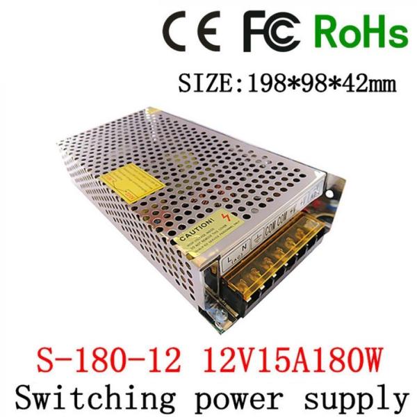 Quality Single Output 12V 15A 180W DC Power Supply for Switching Power Supplies at 50 for sale