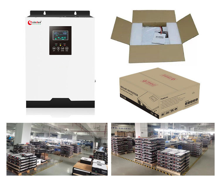 packaging of hybrid solar inverter without battery