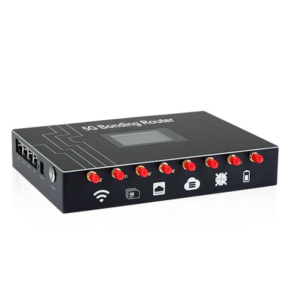 Quality 4 Ports LTE Screen Bandwidth Bonding Router 5G 6 Modem With 4 SIM for sale