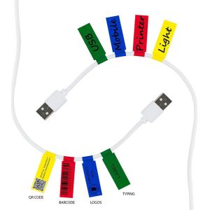 Quality Waterproof Heat Resistant Wire Cable PVC Label Sticker Tags Marker for sale