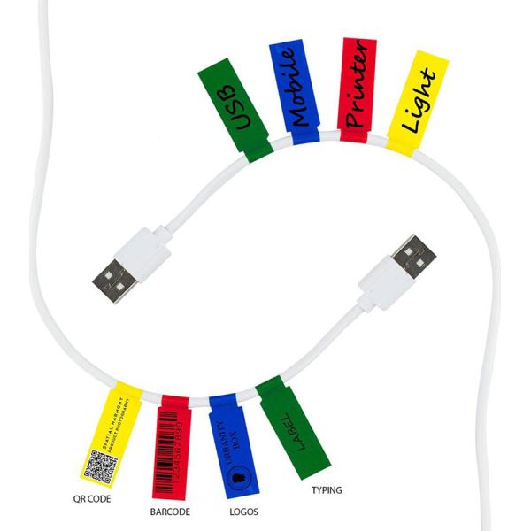Quality Waterproof Heat Resistant Wire Cable PVC Label Sticker Tags Marker for sale