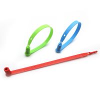 Quality 198mm Disposable Customs Truck Plastic Security Seal Tag with Number and Tamper for sale