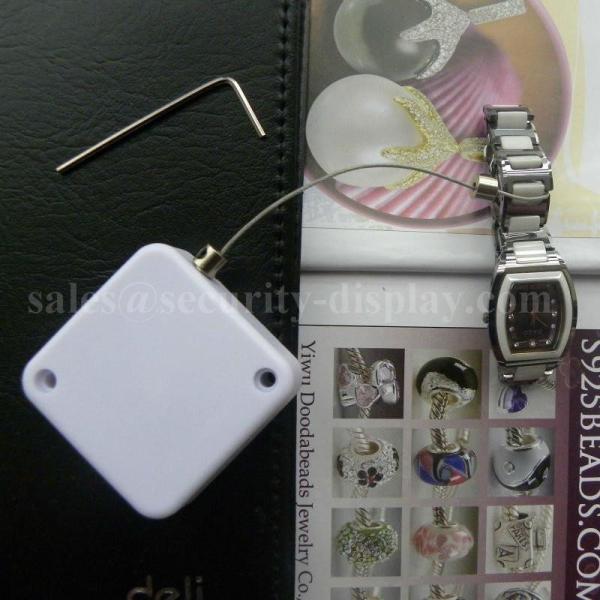 Quality Square Shaped Anti Theft Retractable Tethers With Loop Cable End for sale