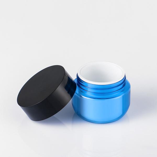 Quality Black Cream Packaging Jar Refillable Reusable For Lotions And Creams 4 Oz for sale