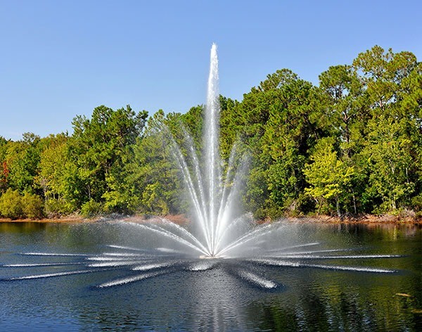 Quality High Spray Floating 90mm Pond Musical Water Fountain for sale
