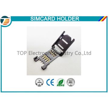 Quality Simple Board Guide Micro SIM Card Holder Surface Mount Right Angle for sale
