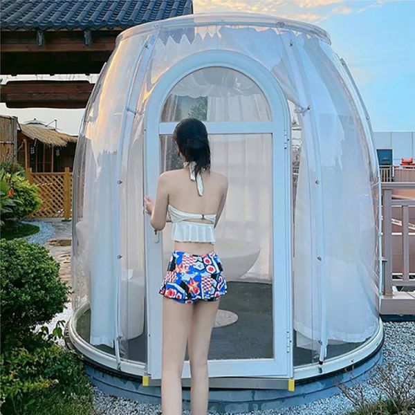 Quality Hall Effect Technology Fast Build Outdoor Dining Bubble Tent Ho for sale