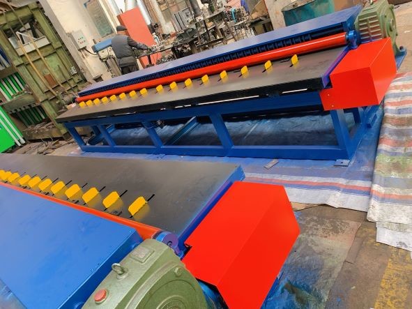 Quality 4m Edge Banding Machine for 84*110mm Hexagonal Wire Mesh in Gabion Production for sale