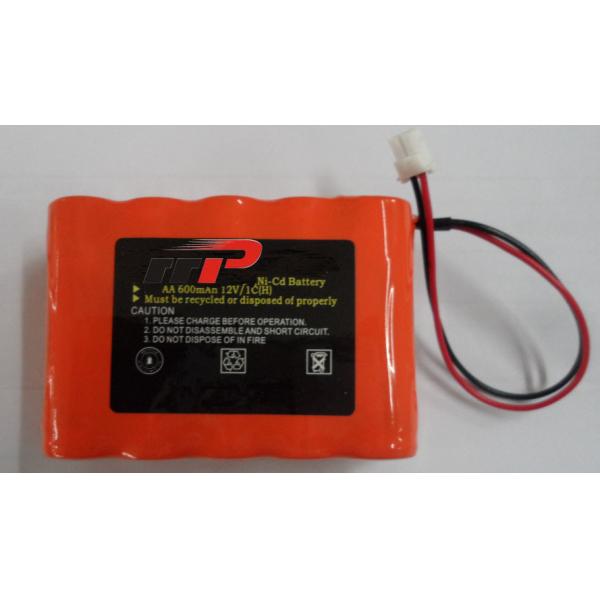 Quality 12V 600mAh aa nicd battery , ni cd rechargeable batteries KS KFI Emergency lighting for sale