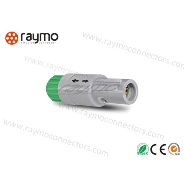 Quality PAG.M0.4GL Plastic Straight Plug Circular Push Pull Male Connector for sale