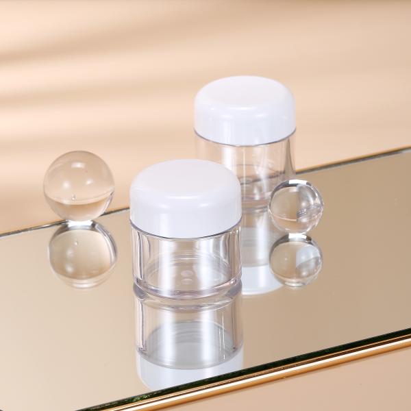 Quality White PET Small Cream Jar Eco Friendly And Sustainable ISO9001 for sale