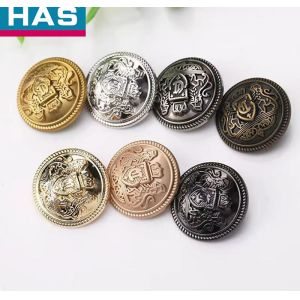 Quality Nickel Free Custom Metal Buttons 23mm / 25mm Personalised Metal Buttons for sale
