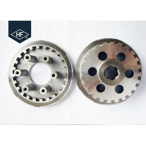 Quality CG TITAN 125 150 Motorcycle Clutch Hub With Shining Aluminum Die Casting Parts for sale