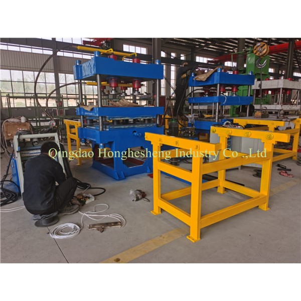 Quality Rubber Interlock Brick Making Machine Down Stroke Type 1 Layer for sale