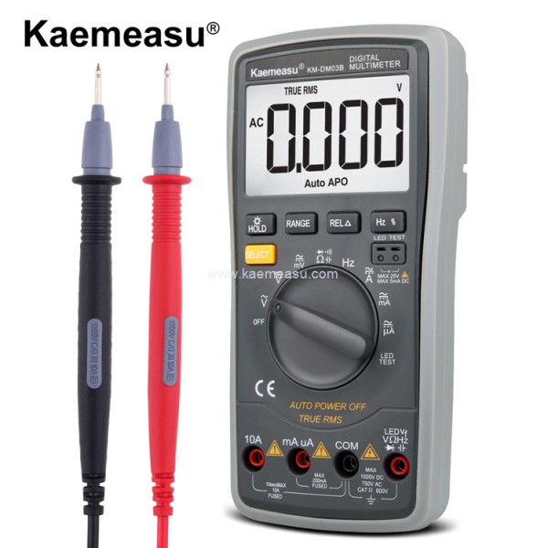 Quality Kaemeasu 03B Industrial Electronic Multimeter High Precise Smart Anti Burn 1000V AC DC Digital Multimetro for sale