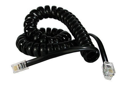 Quality 24AWG RJ11 Telephone Cable PVC Jacket 1M 1.5M Black White for sale