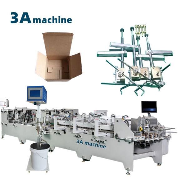 Quality CQT 900YG-2 Pre-Folded Bottom Lock Corrugated Cardboard Box Making Machine Folder Gluer for sale