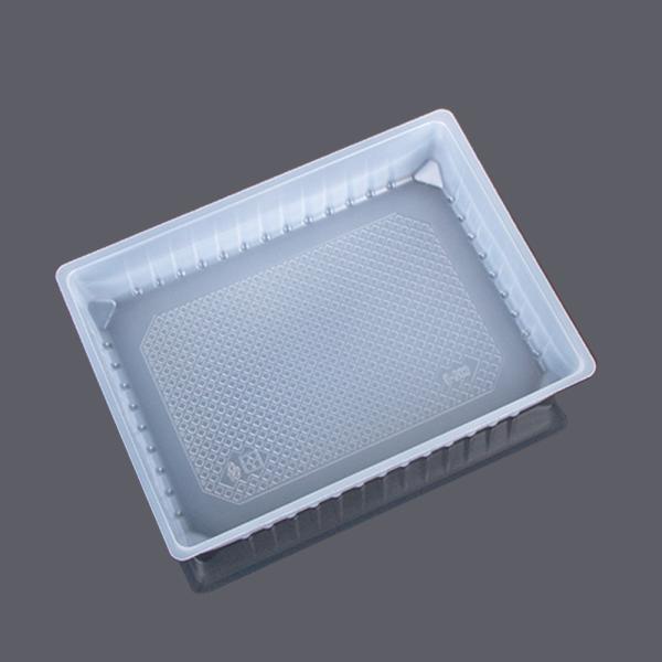 Quality White 0.65mm Food Grade Disposable Plastic Containers for sale