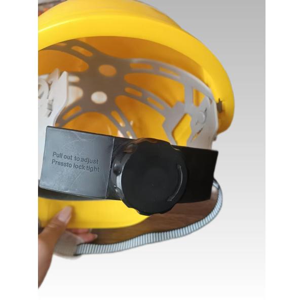 Quality Head Ventilized Hard Hats EN397 Yellow Hard Hat PE Or ABS Material for sale