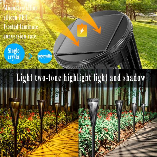 Quality Waterproof LED Solar Lawn Lamp for Villa Courtyard Garden Working Temperature for sale