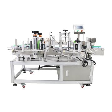 Quality Double Side Labeling Machine for Oil Front and Back Two Sided Barcode Labelling for sale