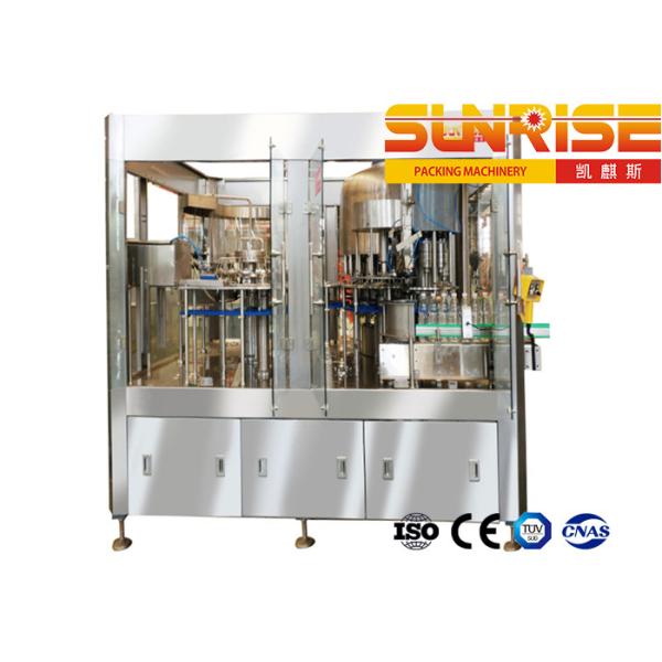 Quality 24 Flushing Heads Water Injection Machine , PET Bottled Water Line for sale