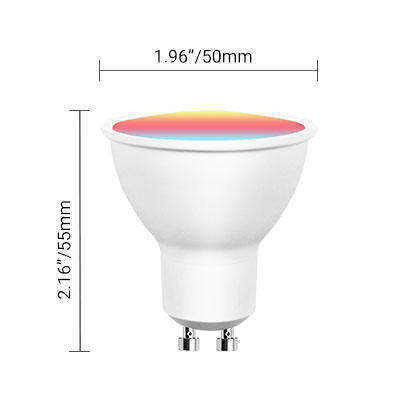 Quality Multi Color Dimmable GU10 CCT RGB LED Spotlight with 5W Power and Aluminum PCC for sale