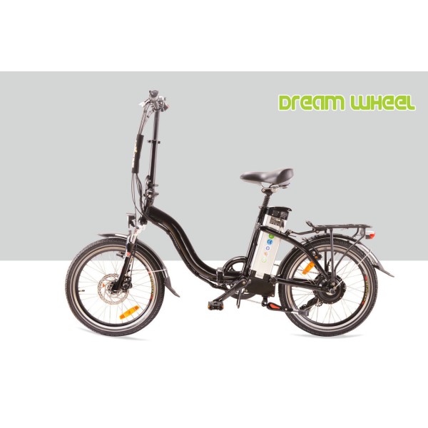 Quality 48V 500W Electric Folding Bike , Lightweight Folding Electric Bicycle 35km/h for sale