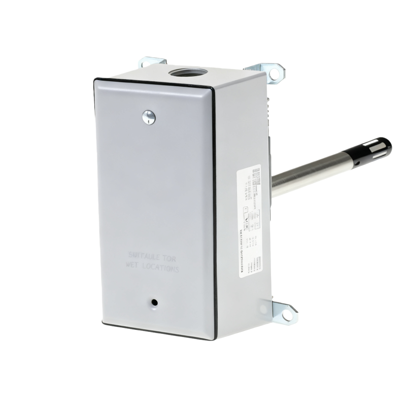 Quality Schneider Duct Temperature & Humidity Sensor Accurate 4-20mA Humidity Output 1.8KΩ Temperature Output HD5XMSTN for sale