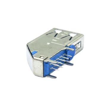 Quality DIP USB3.1 9Pin Connector Socket USB Female 90 Degree for sale