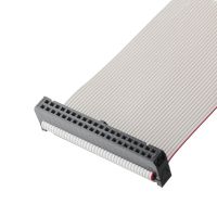 Quality IDC FC-2*20P 40Pin 2.54mm Pitch Black PBT+G/F UL2651 28AWG IDC Flat Ribbon Cable 1.27mm Pitch OEM/ODM for sale