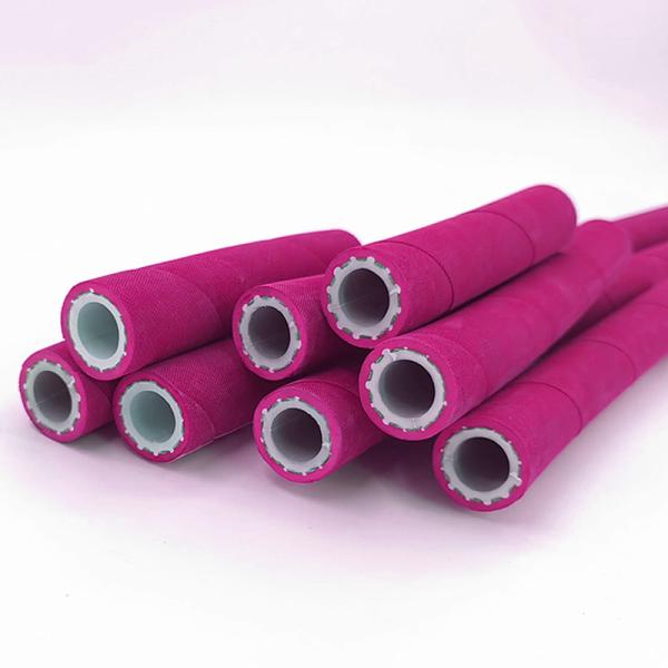 Quality Safe Food Grade Braided Rubber Hose Pipe Fittings Nozzle Abrasive Resistant for sale