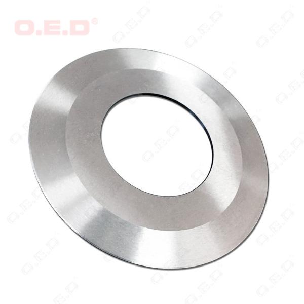 Quality Tungsten carbide Rotary Slitter Knives K30 Polished  91.9-92HRA for sale