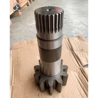 Quality HD400 Swing Pinion Shaft 11 Teeth 24 Keys Hydraulic Excavator Swing Gearbox for sale