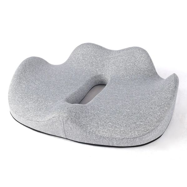 Quality Ergonomic Design Coccyx Support Seat Cushion with 3D Mesh Breathable Cover and Anti-Static for sale