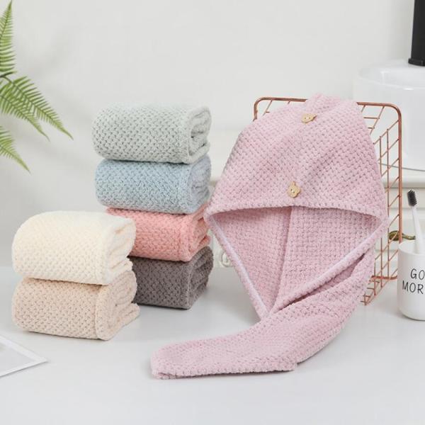 Quality Holeproof Water Absorbent Microfiber Towel Mildew Proof Easy Carrier Microfibre Hair Towel Wrap for sale