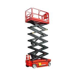 Quality 12M Height Electric Scissor Lift Machine OEM GTJZ12 Hydraulic Self Propelled for sale