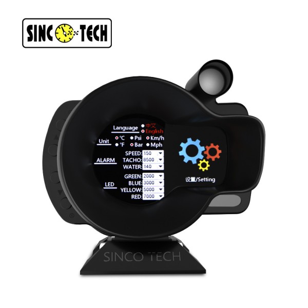 Quality Sensor Dash Speed Sinco Tech Do916 Electric Oil Pressure Gauge for sale